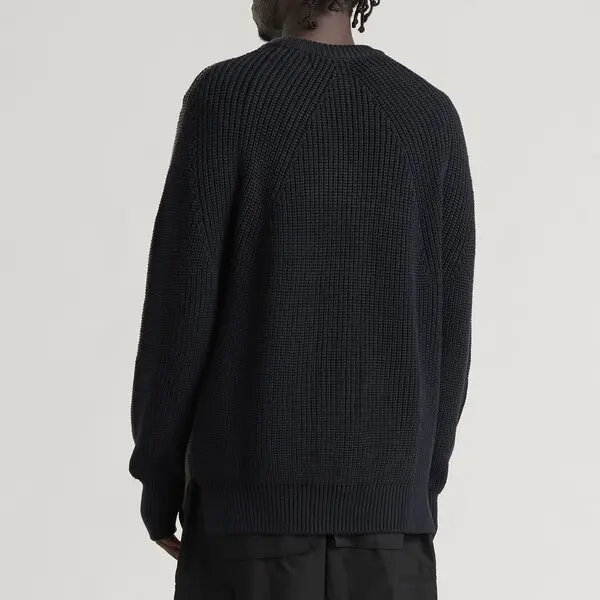 Comme Des Garçons Bleach Treated Ribbed Jumper