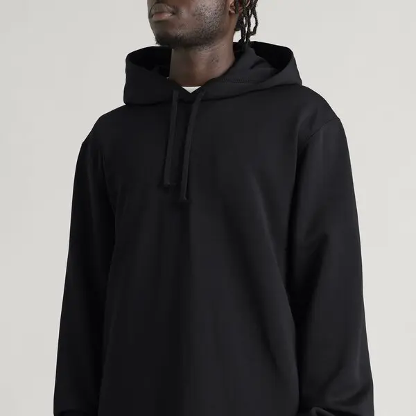 Comme Des Garçons Cotton Blend Drop Hem Hoodie
