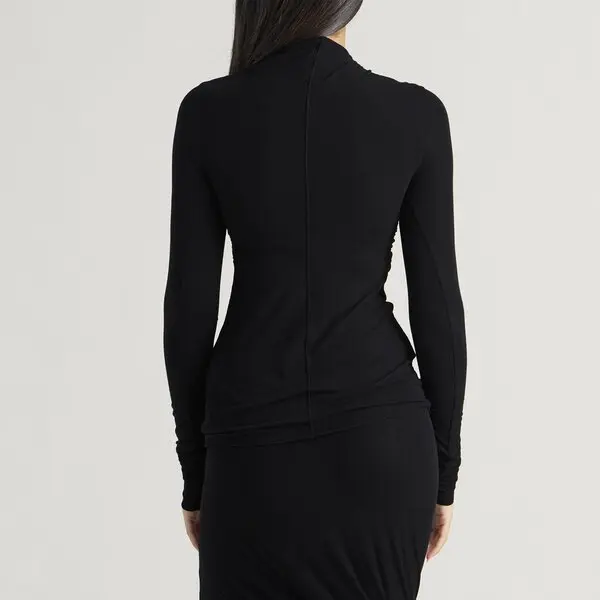 Rick Owens Lilies Kairo Longsleeve Top - Black