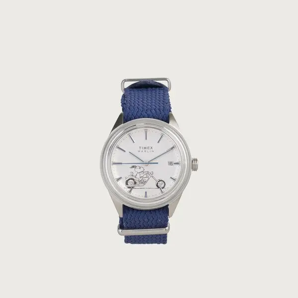 Timex® Peanuts Easy Rider Marlin Jet Watch - Silver/blue