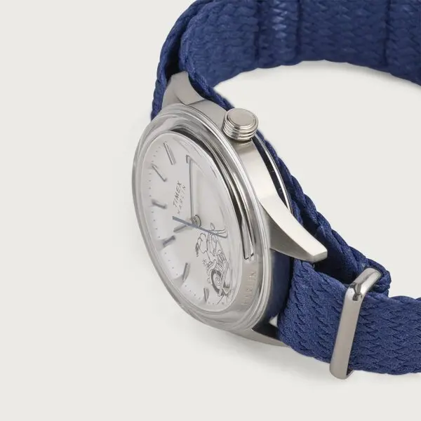 Timex® Peanuts Easy Rider Marlin Jet Watch - Silver/blue
