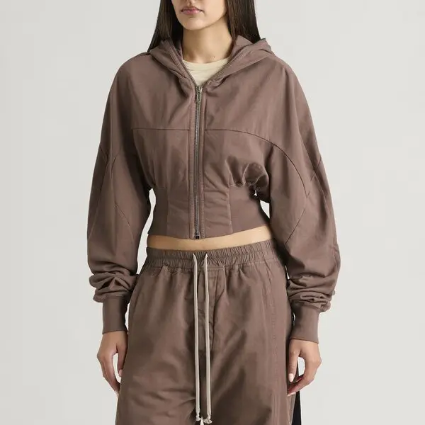 Rick Owens Collage Gimp Hoodie - Grape