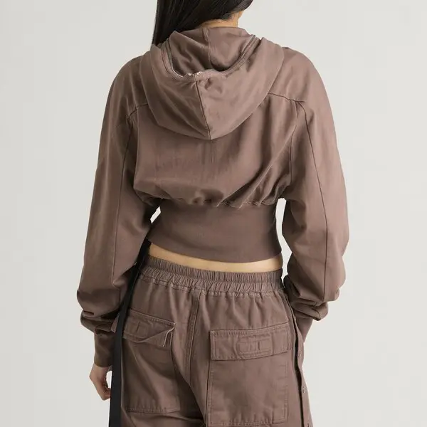 Rick Owens Collage Gimp Hoodie - Grape