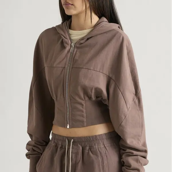 Rick Owens Collage Gimp Hoodie - Grape