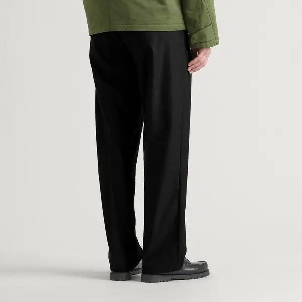 LES DEUX Brushed Twill Tailored Trousers