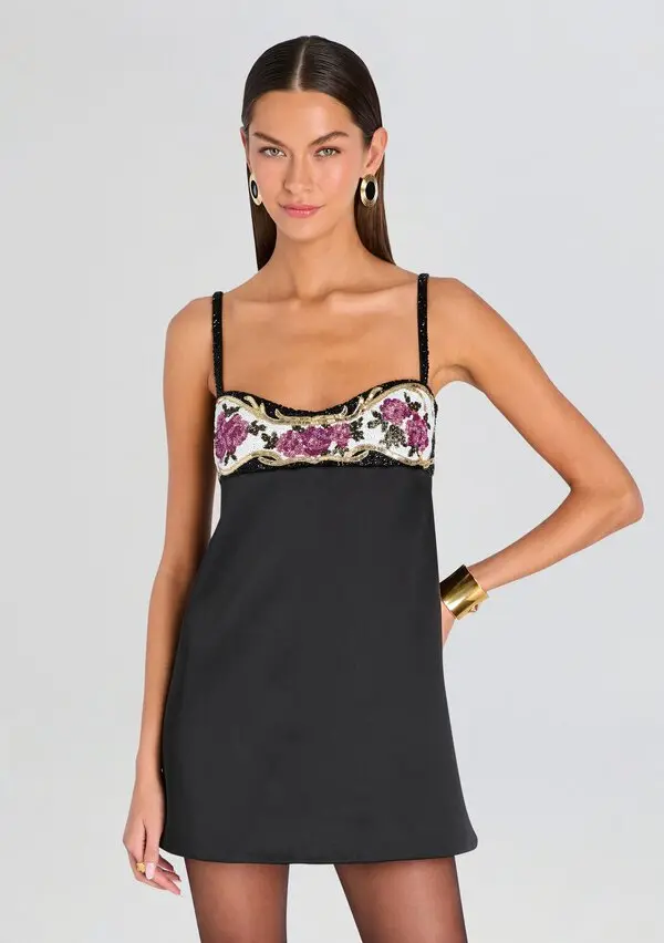 Retrofete Calamity Embroidered Dress