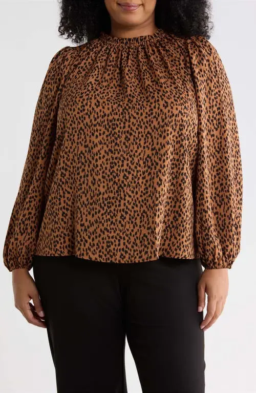 SUGARLIPS Ruffle Neck Long Sleeve Top