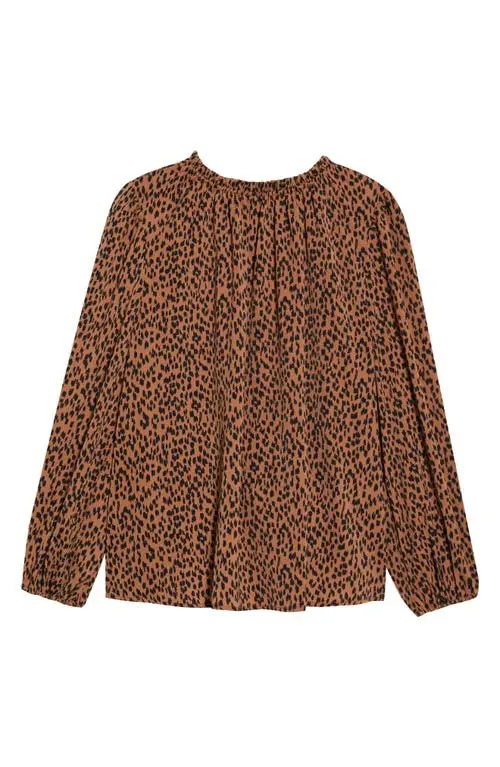 SUGARLIPS Ruffle Neck Long Sleeve Top