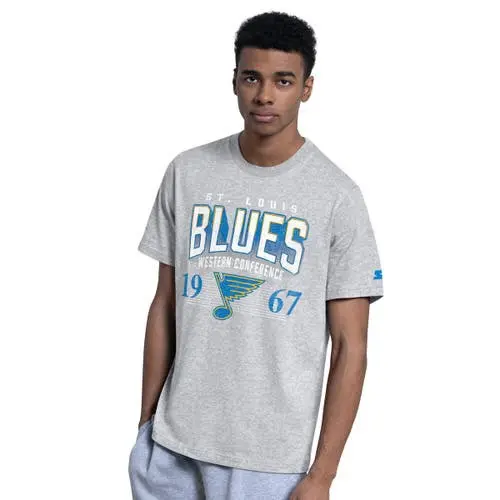 STARTER Heather Gray St. Louis Blues Two-pack T-shirt Set