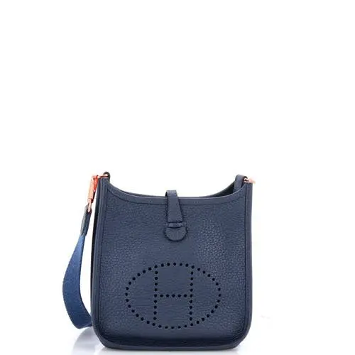 Hermès Evelyne Bag Gen Iii Clemence Tpm - Blue