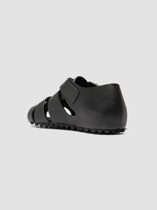 Officine Creative Yorgos 001 Woven Sandal - Black