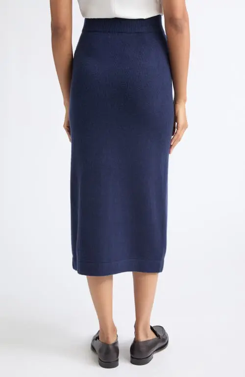 Emporio Armani Virgin Wool & Cashmere Pencil Skirt