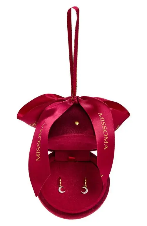 MISSOMA Advent Moon Drop Earrings