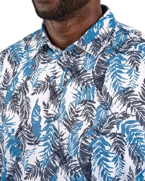 BLACK CLOVER Hidden Clover Polo /moody Blue
