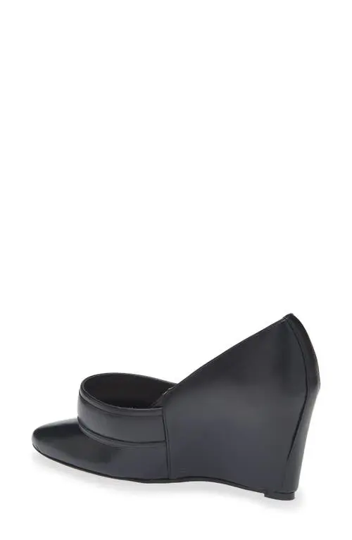 Vaquera Leather Wedge Pump