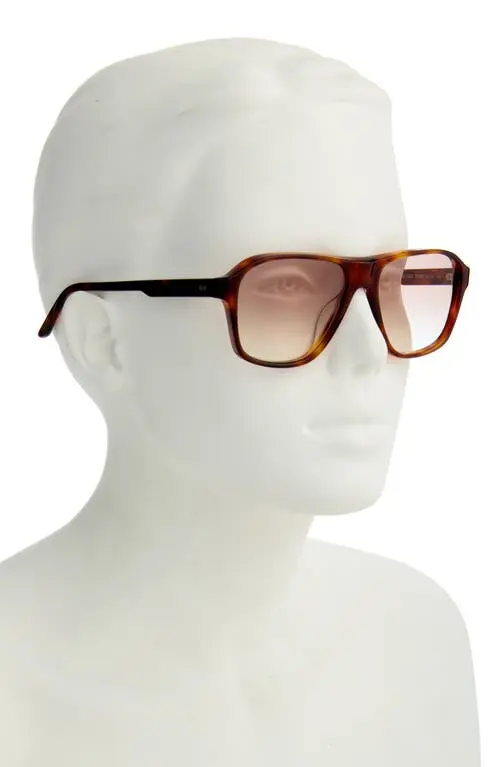 Oliver Spencer X Khaite 56mm Gradient Aviator Sunglasses