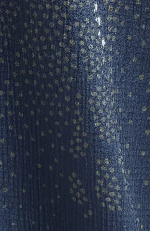Emporio Armani Floral Crepon Pleated Tapered Pants
