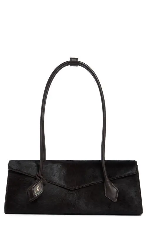 Alaïa Medium Teckel Flap Calf Hair Shoulder Bag