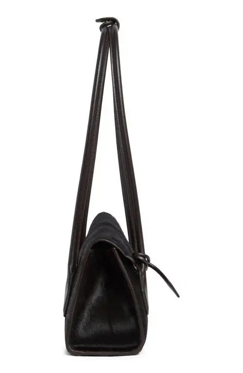 Alaïa Medium Teckel Flap Calf Hair Shoulder Bag