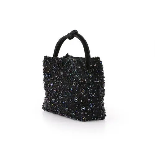 Badgley Mischka Gigi Confetti Top Handle - Black