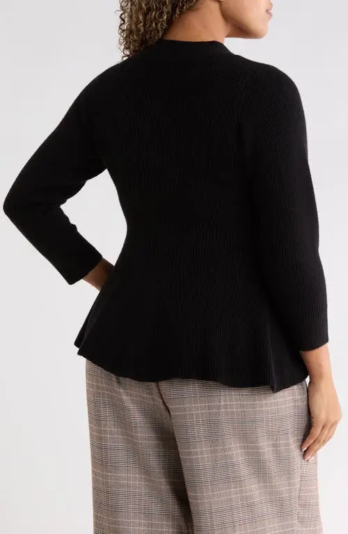 SUGARLIPS Carthay Mile Peplum Cardigan