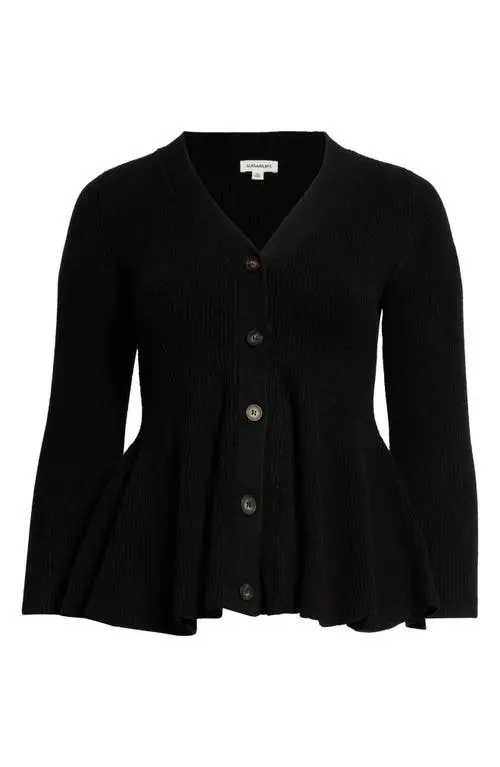 SUGARLIPS Carthay Mile Peplum Cardigan