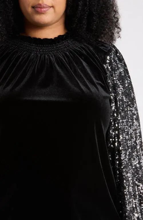 SUGARLIPS Michelle Velvet Top