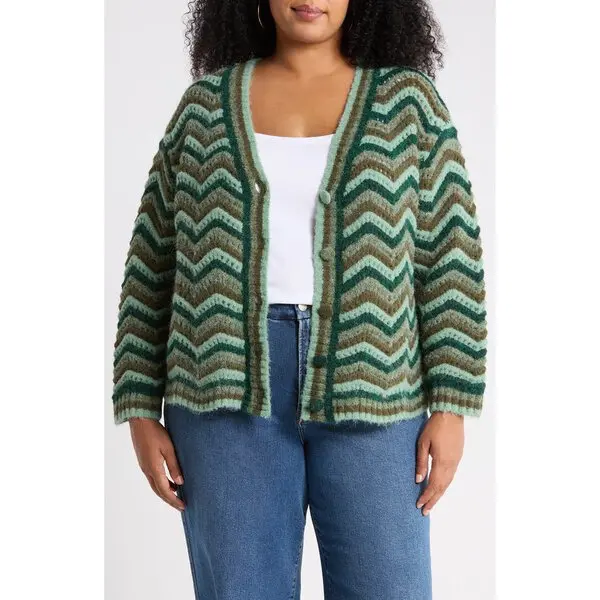 SUGARLIPS Harp Zigzag Cardigan