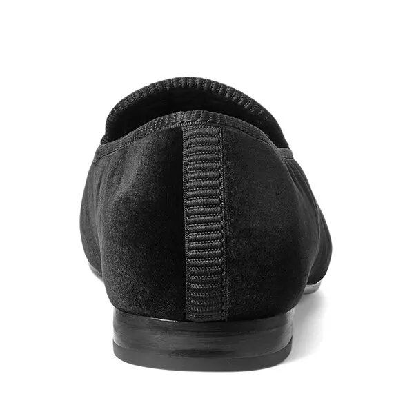 Ralph Lauren Paxton Crest Velvet Slipper