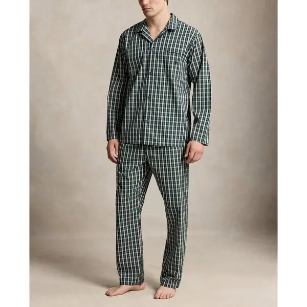 Ralph Lauren Plaid Cotton Pajama Set