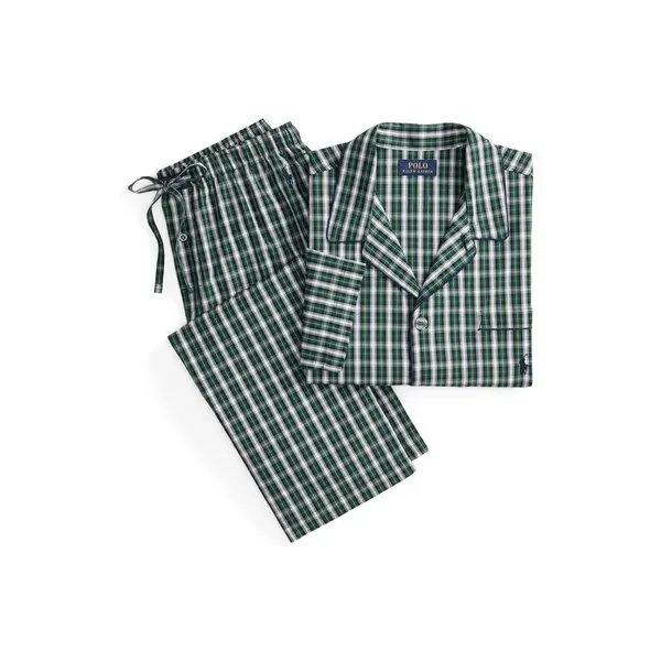 Ralph Lauren Plaid Cotton Pajama Set