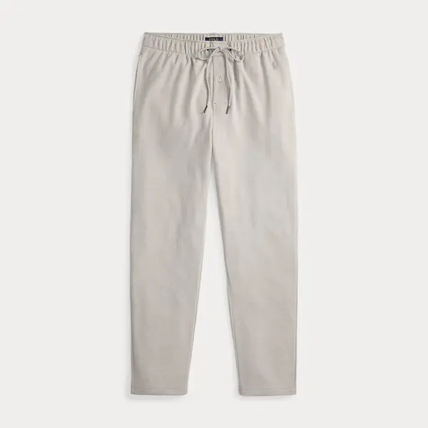 Ralph Lauren Herringbone-knit Pajama Pant - Museum Grey