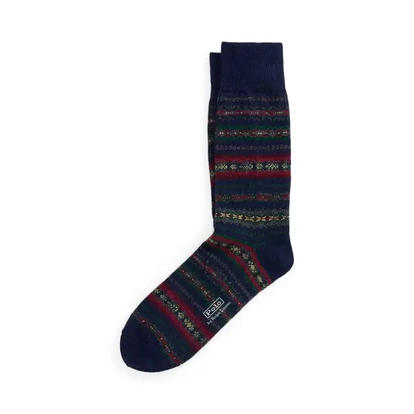 Ralph Lauren Fair Isle Wool-blend Socks