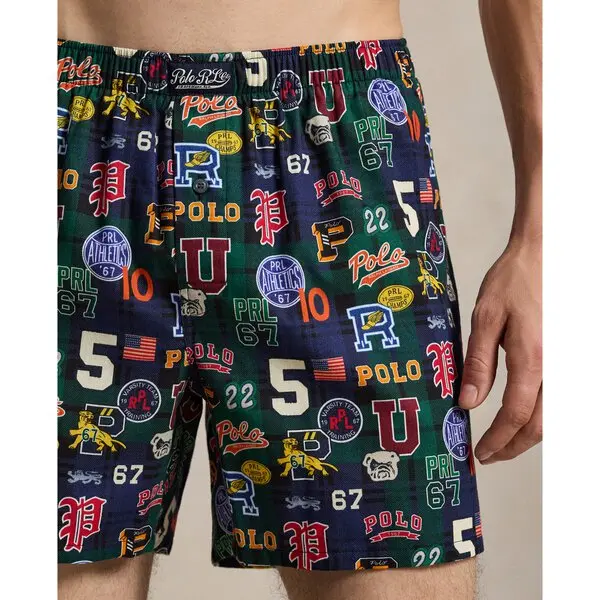 Ralph Lauren Cotton Flannel Boxer - Multi