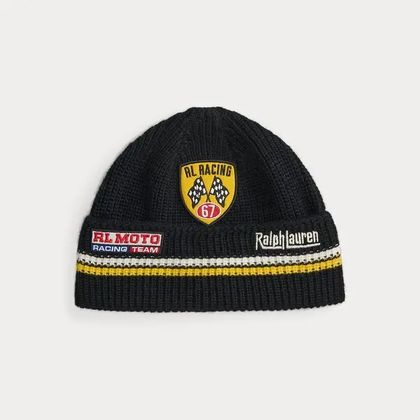 Ralph Lauren Racing Rib-knit Beanie