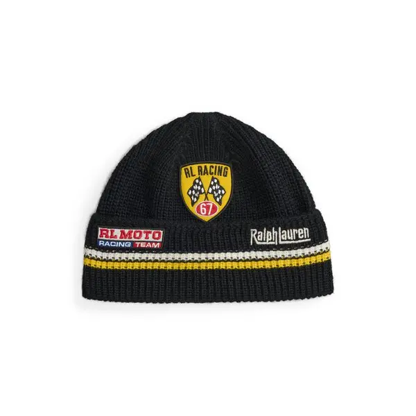 Ralph Lauren Racing Rib-knit Beanie