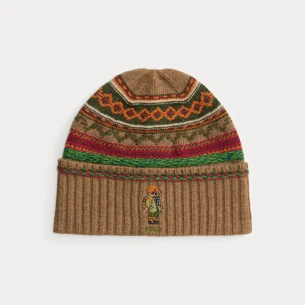 Ralph Lauren Polo Bear Wool-blend Beanie