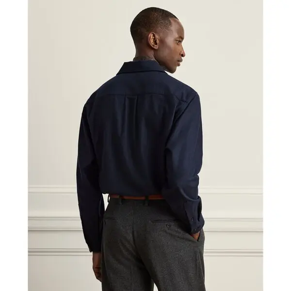 Ralph Lauren Relaxed Fit Cashmere-blend Popover Shirt
