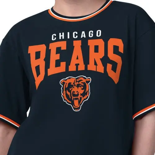 STARTER Chicago Bears Ace Cropped T-shirt