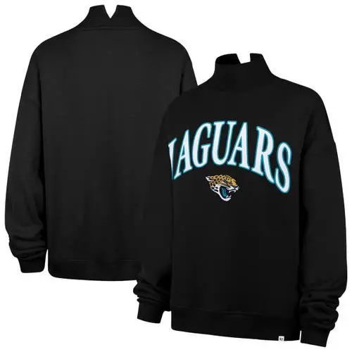 '47 Jacksonville Jaguars Oversized Vantage Mock Neck Sweatshirt