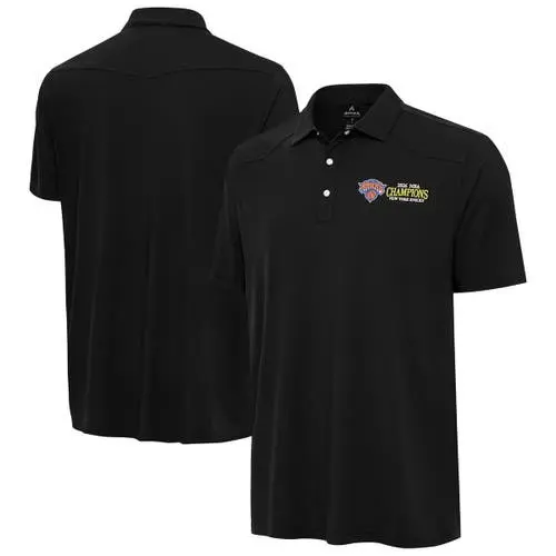 ANTIGUA New York Knicks 2026 Nba Finals Champions Secondary Western Polo - Black
