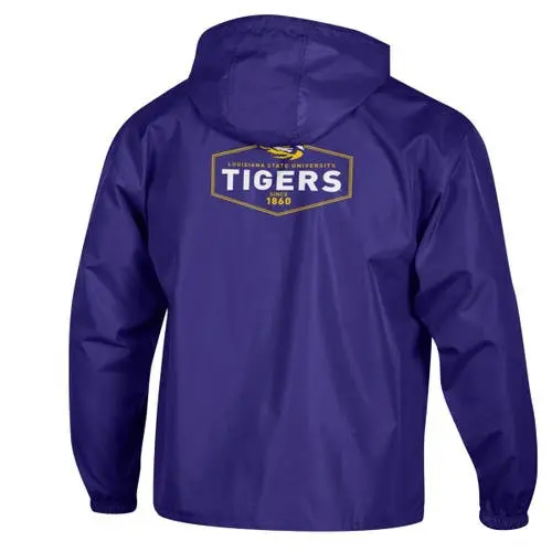 Champion Lsu Tigers Delay Packable Half-zip Jacket