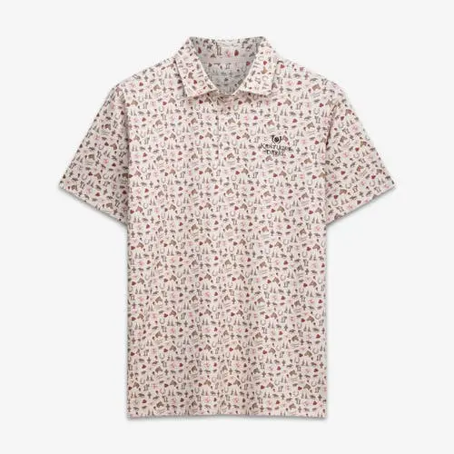 BARSTOOL GOLF Kentucky Derby Roses Printed Polo