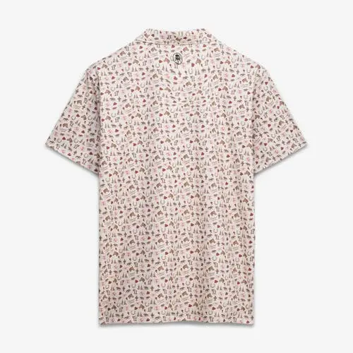 BARSTOOL GOLF Kentucky Derby Roses Printed Polo