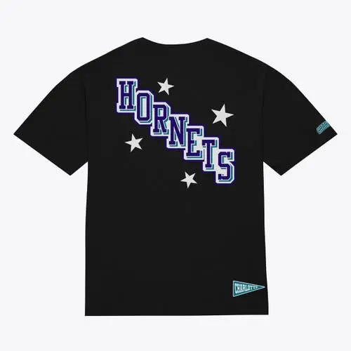Mitchell & Ness Charlotte Hornets Pep Rally Premium T-shirt
