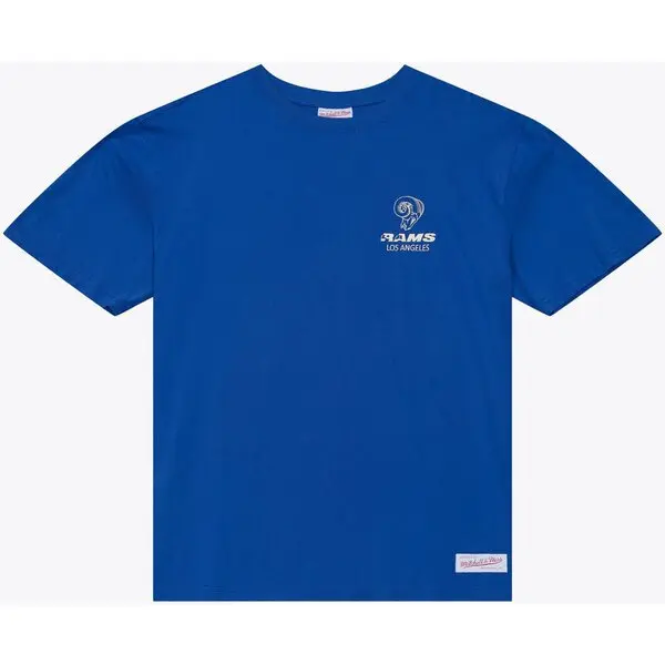 Mitchell & Ness Los Angeles Rams Core Essentials Micro Logo T-shirt