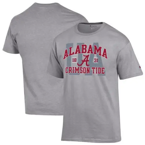 Champion Alabama Crimson Tide Varsity T-shirt - Heather Gray