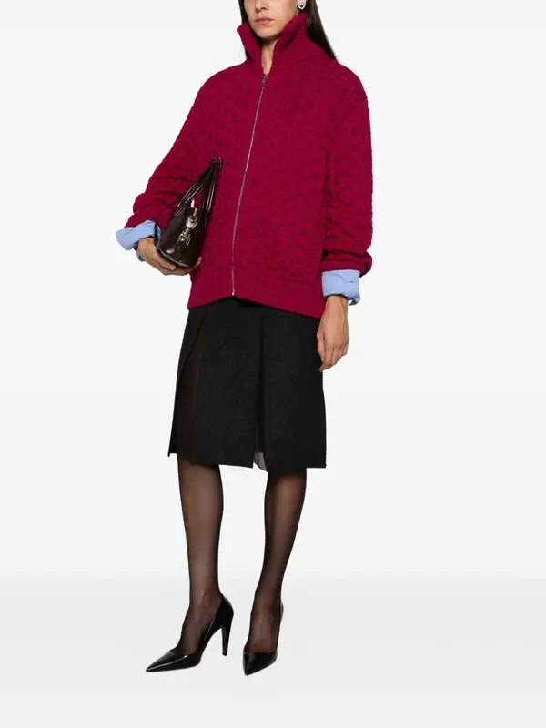 Prada Wool Midi Skirt