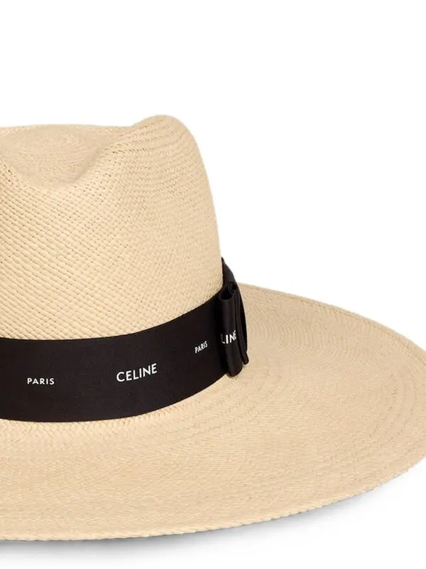 Celine Panama Straw Hat - Multicolor