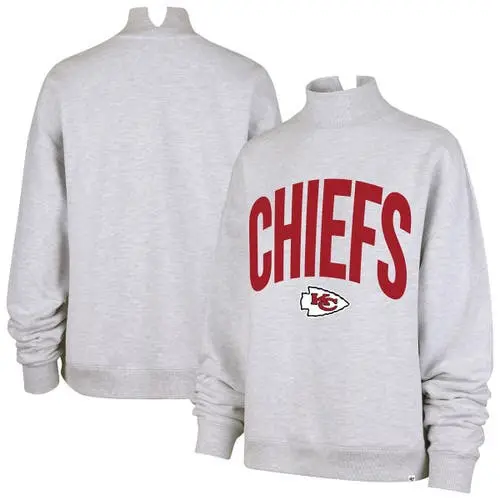 '47 Kansas City Chiefs Subtle Muse Mock Neck Sweatshirt
